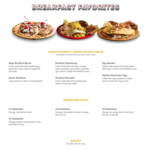 Amigo Lounge Taco Treat menu in Great Falls, Montana, USA