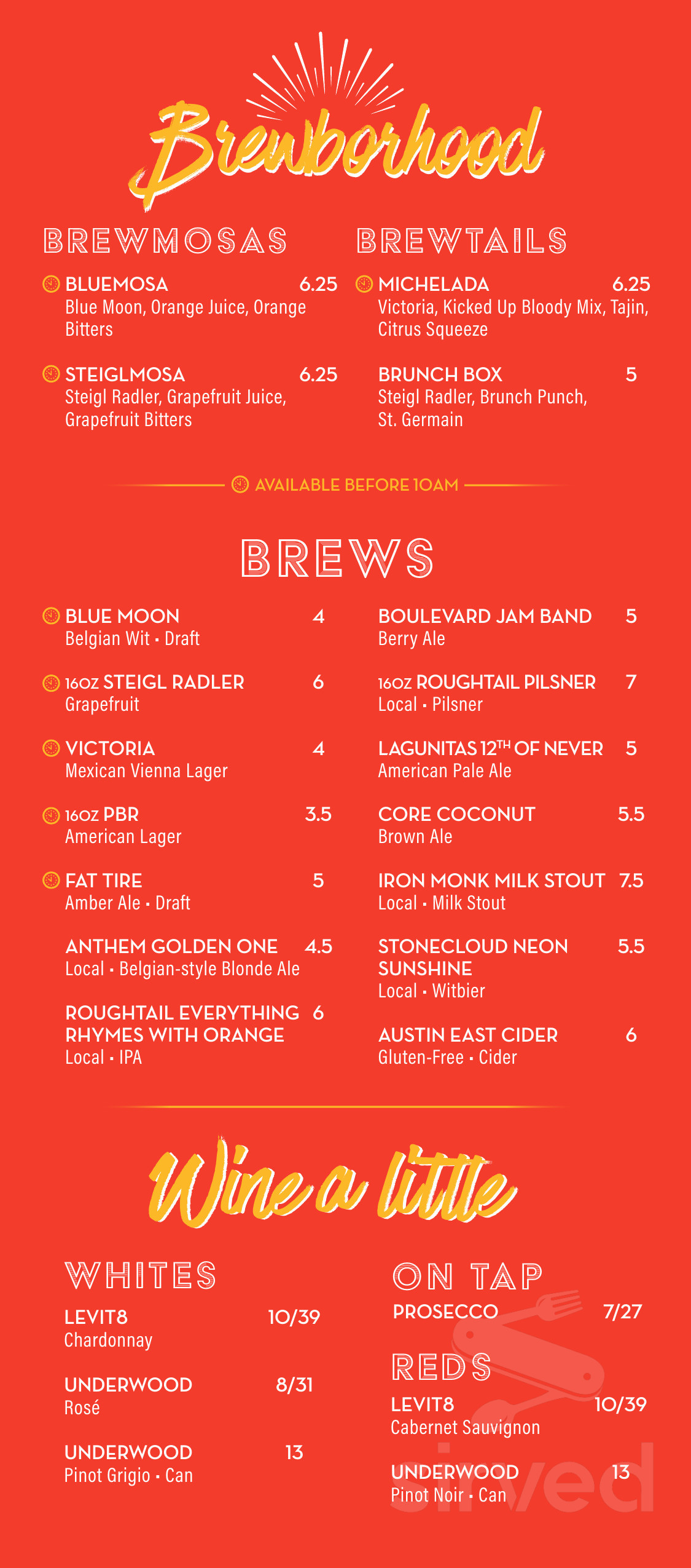 Menu - Norman OK's Neighborhood JAM | Sirved