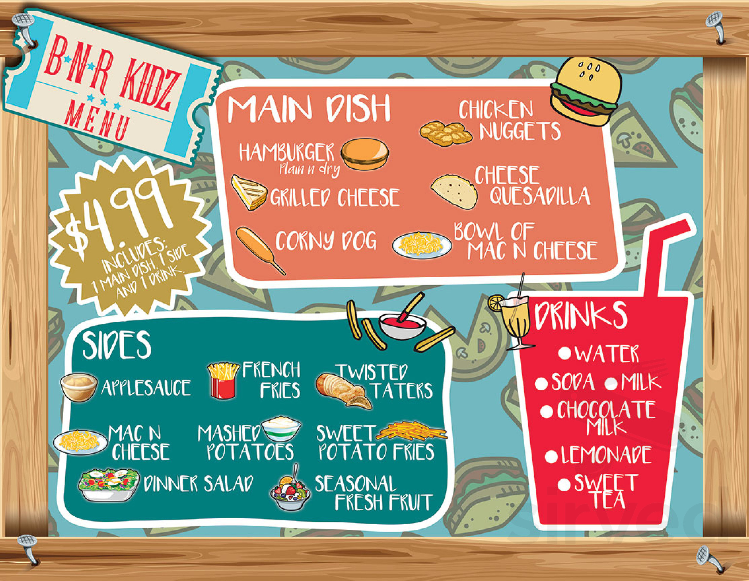 BnR Country menus in Mabank, Texas, United States