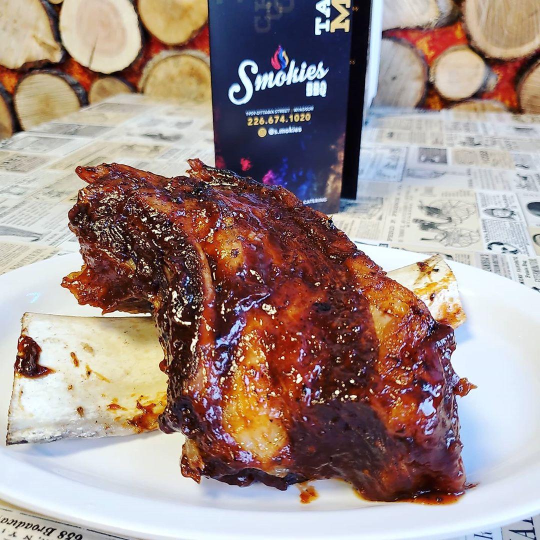 Smokies BBQ menu in Windsor, Ontario, Canada