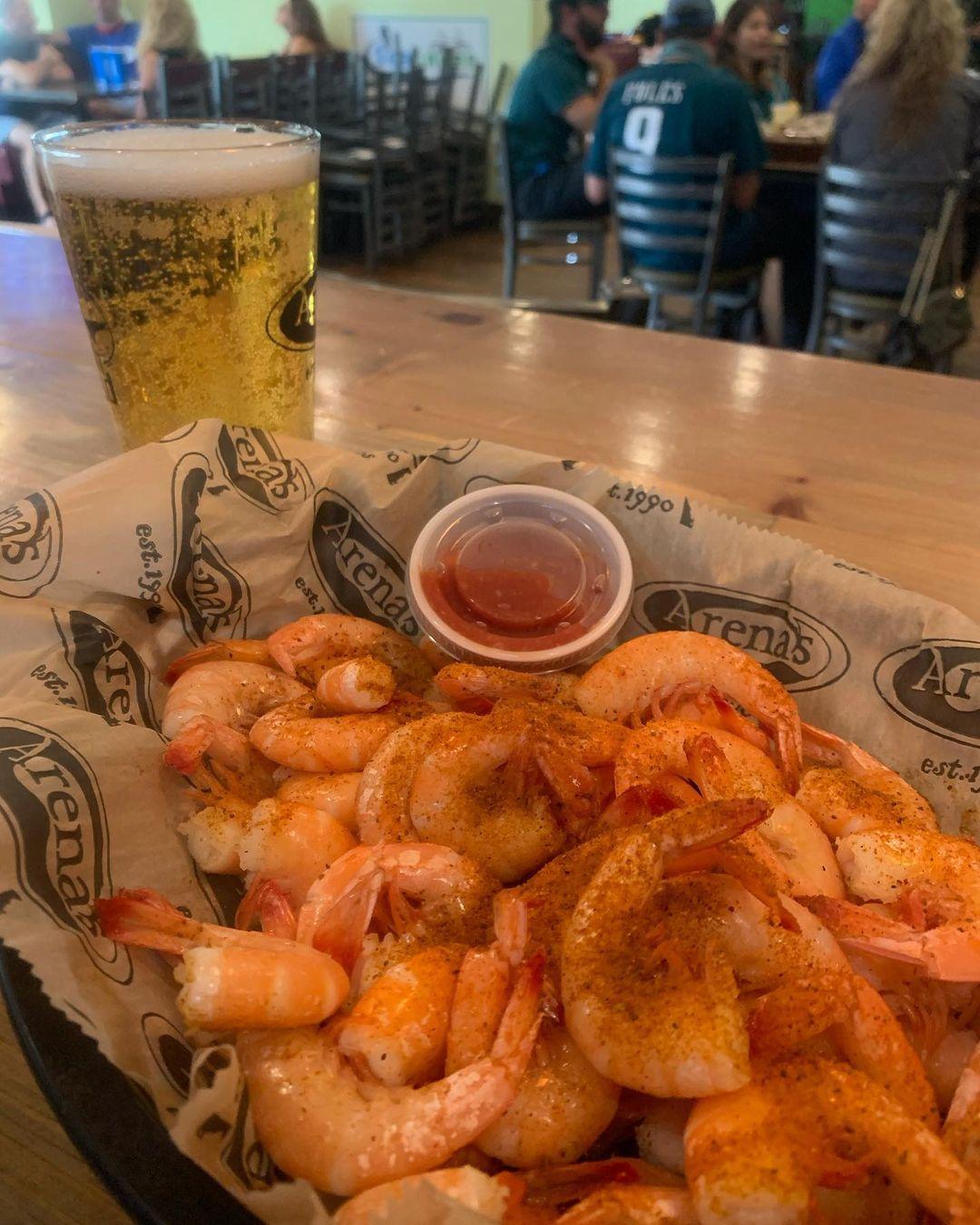 Arena's Five Points menu in Lewes, Delaware, USA