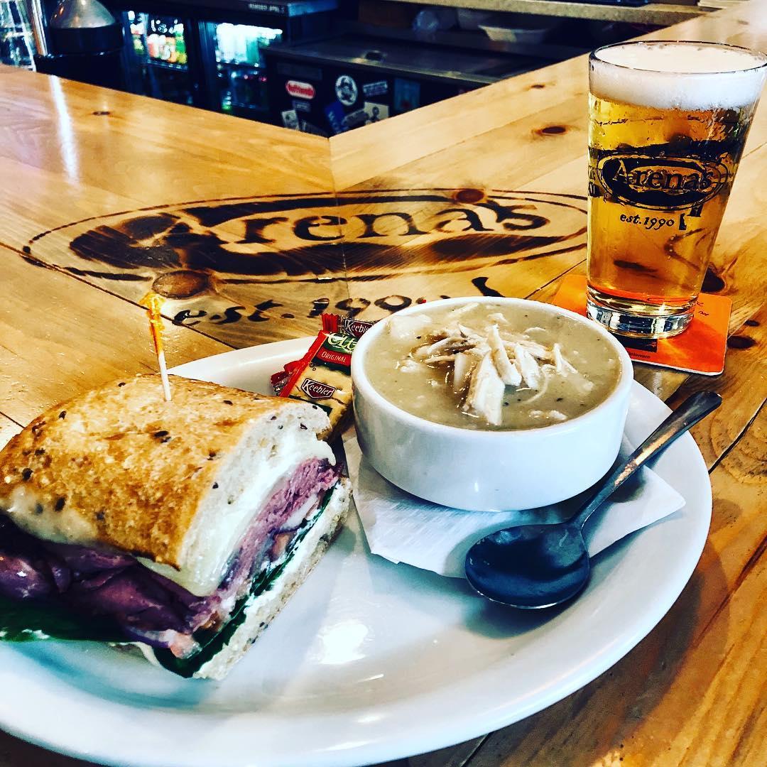 Arena's Five Points menu in Lewes, Delaware, USA