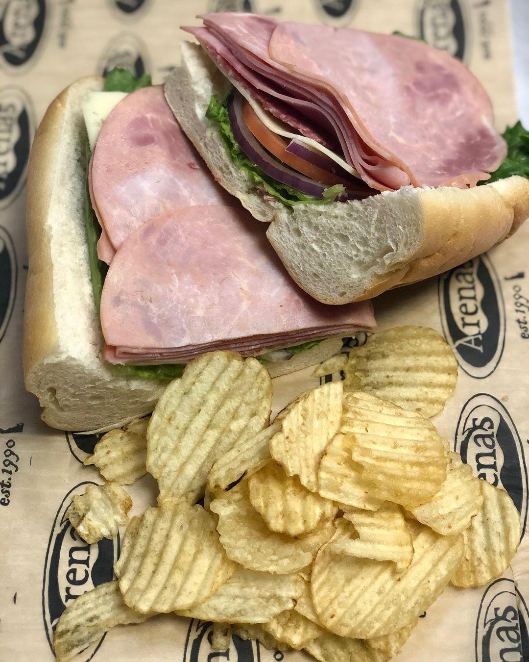 Arena's Five Points menu in Lewes, Delaware, USA