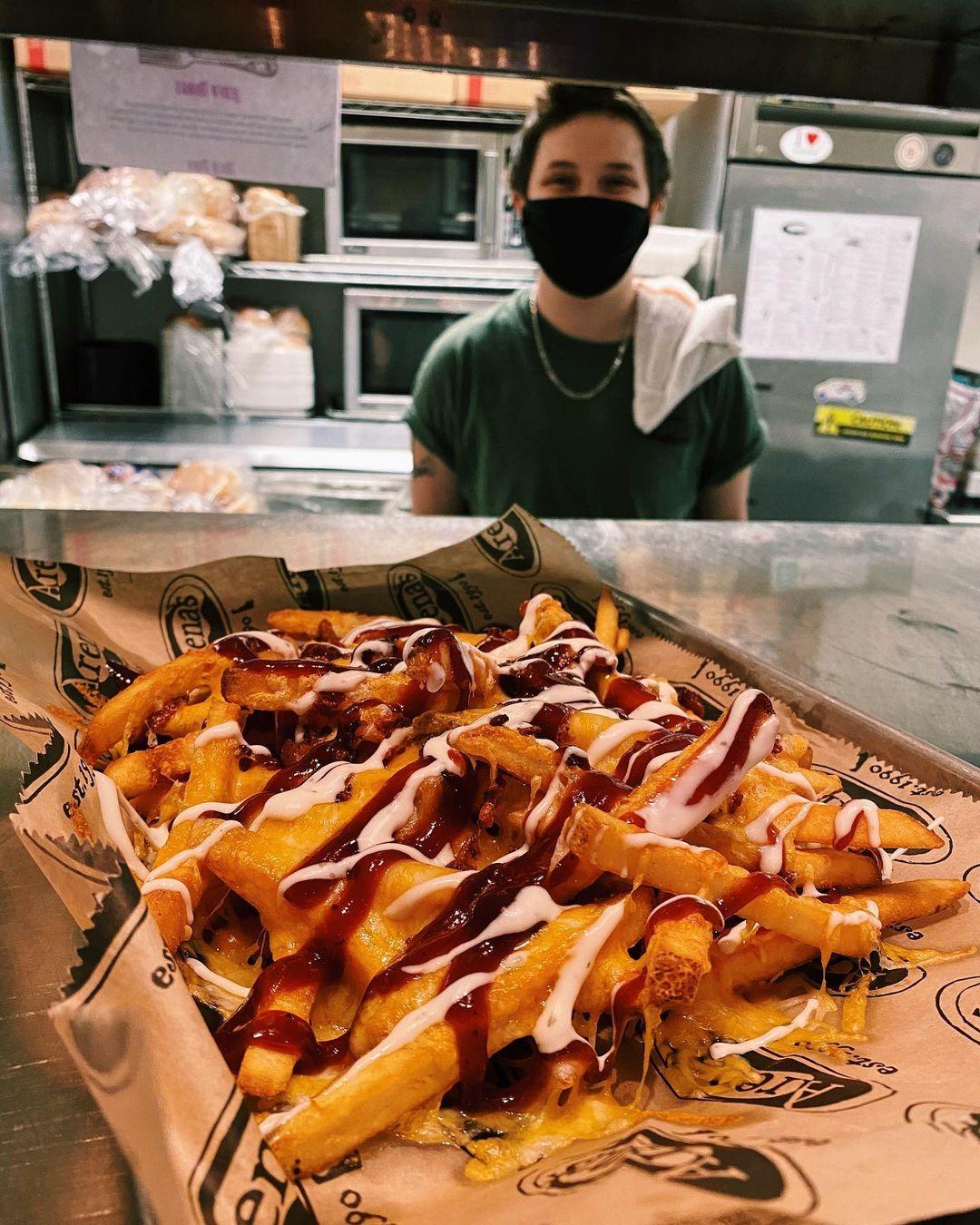 Arena's Five Points menu in Lewes, Delaware, USA