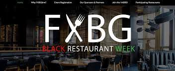 Menu for FXBG Black Restaurant Week in Fredericksburg, VA | Sirved