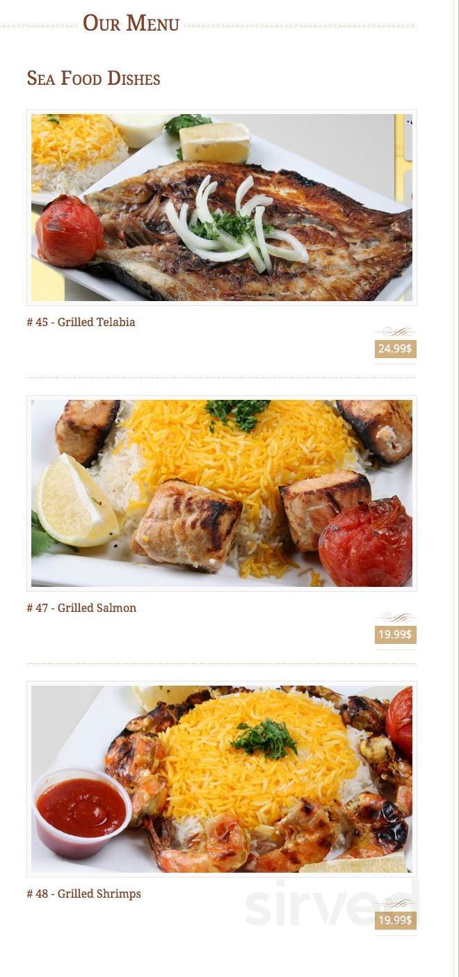 Château kabab (Jean-Talon) menus in Montréal, Quebec, Canada