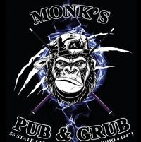 Menu for Monk's Pub & Grub in Struthers, OH | Sirved