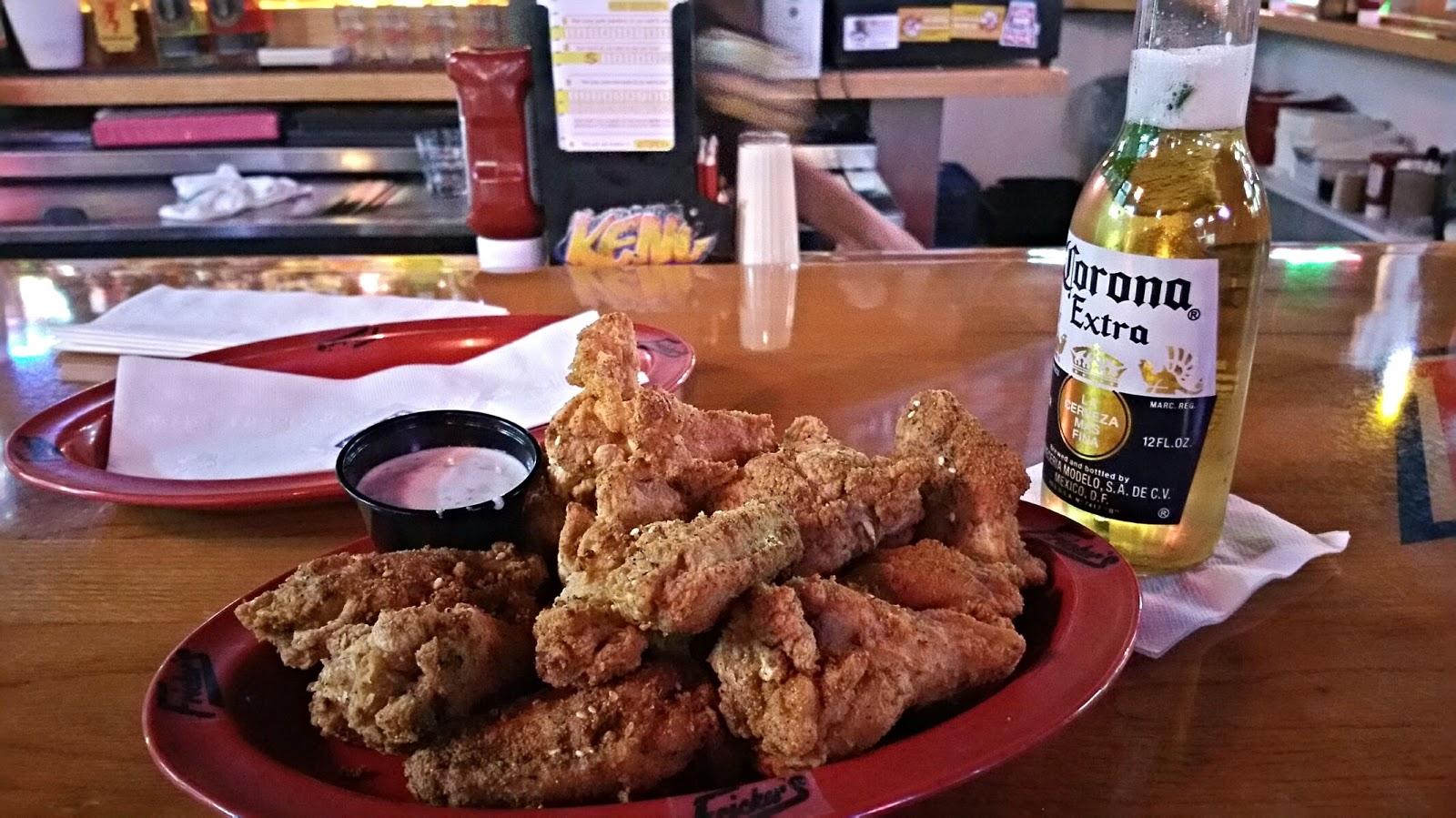 Fricker's menu in Troy, Ohio, USA