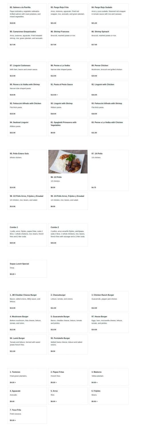 69 Coffee Shop menu in Queens, New York, USA