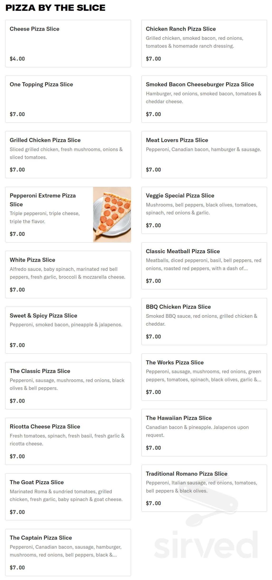 Emily's Italian Bistro menu in Allen, Texas, USA