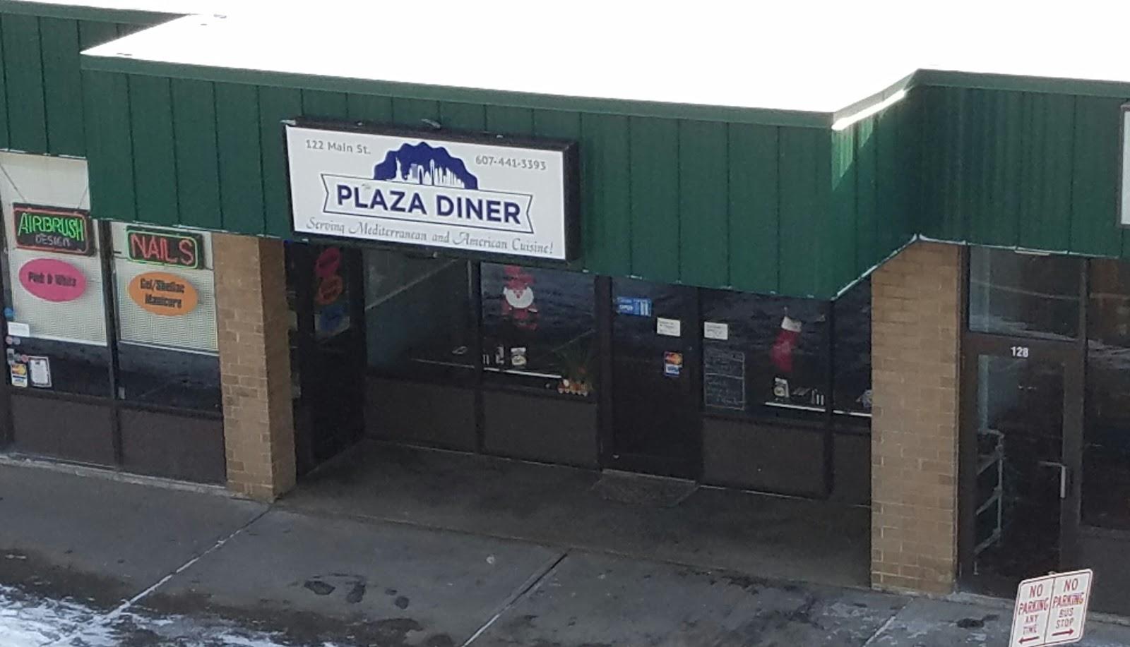 Plaza Diner menu in Oneonta, New York, USA