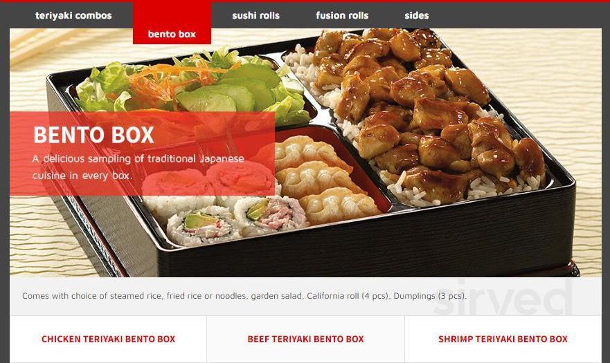 Sarku Japan Teriyaki & Sushi Express menus in Fairfax, Virginia, United ...