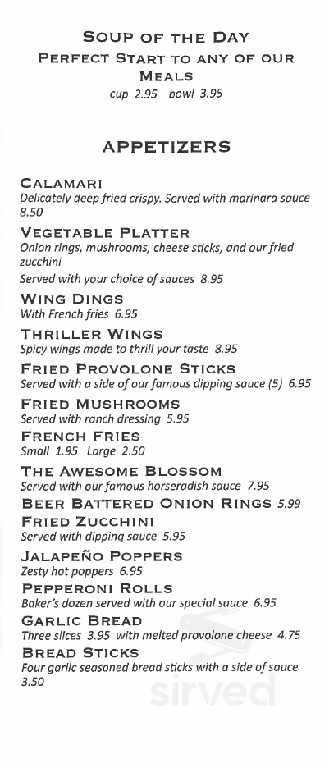 La Eda's Restaurant menus in Monessen, Pennsylvania, United States