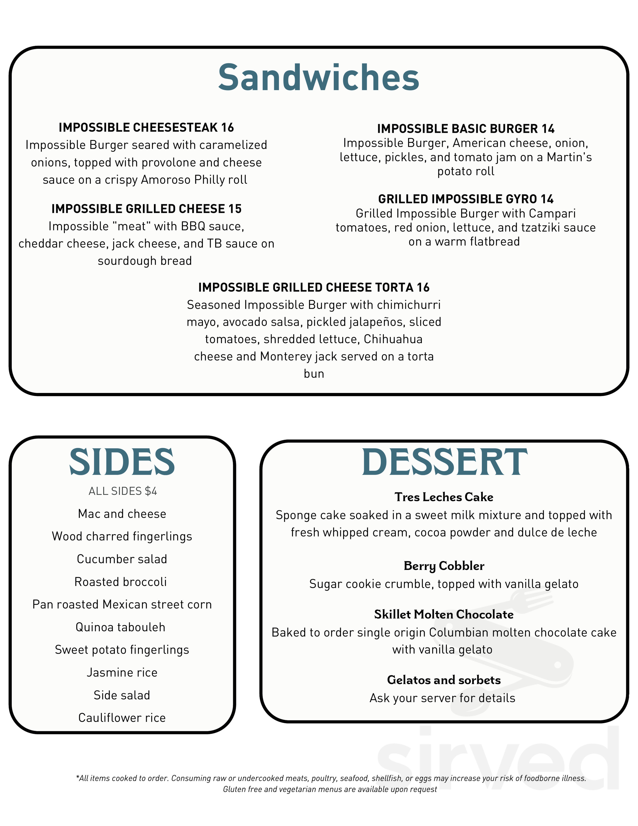 Trolley Barn Fermentory & Food Hall menu in Charlotte, North Carolina, USA