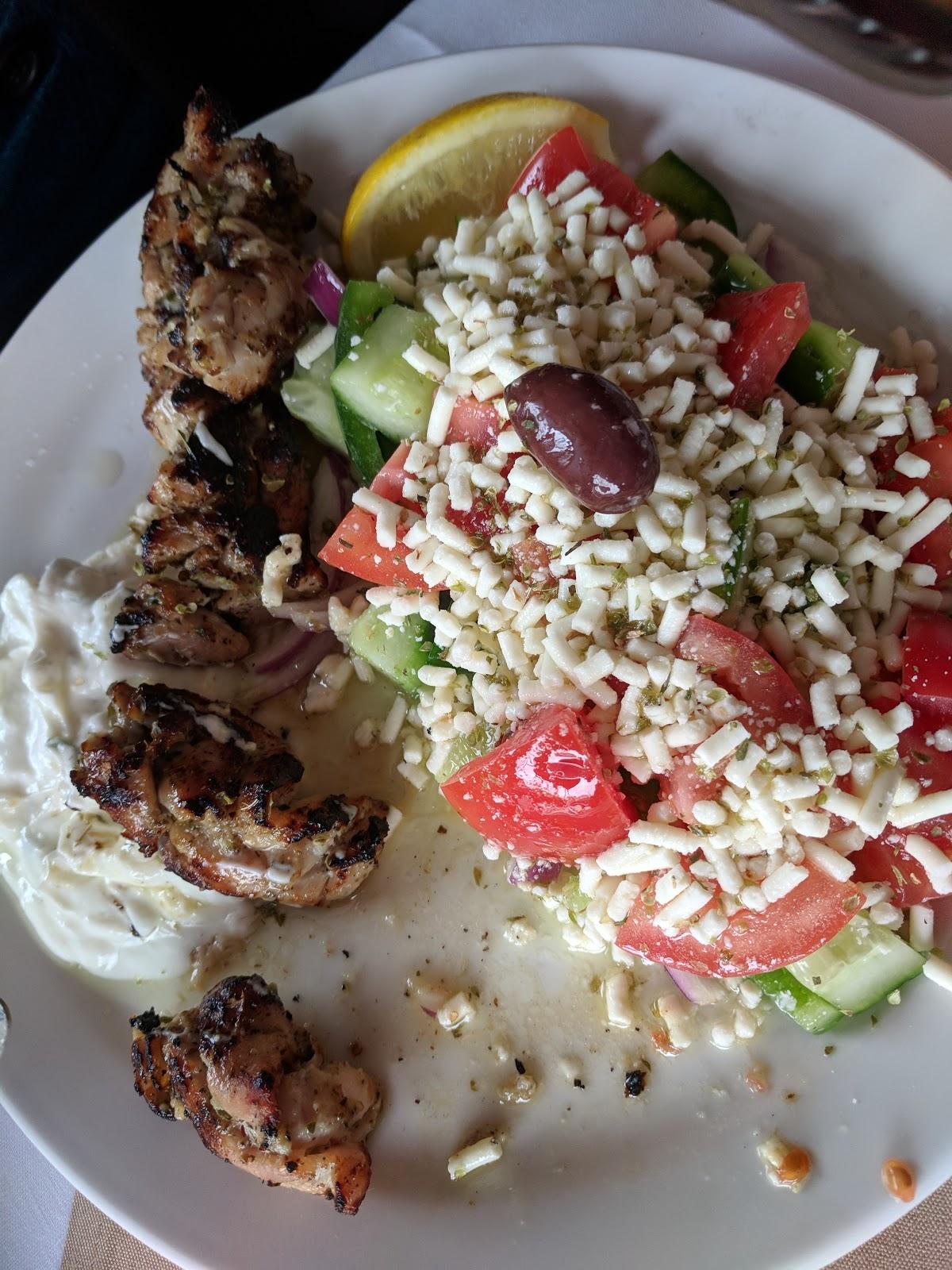 Yiamas Greek Taverna menu in Courtenay, British Columbia, Canada