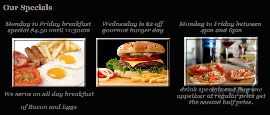 2 Rivers menu in Paris, Ontario, Canada