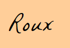 Menu for Roux in Rochester, NY | Sirved