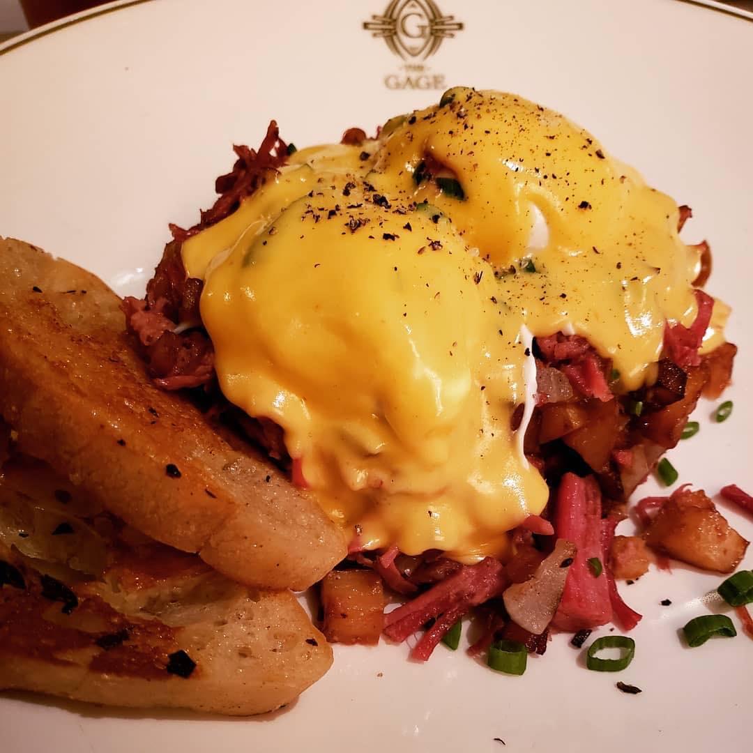 The Gage menu in Chicago, Illinois, USA