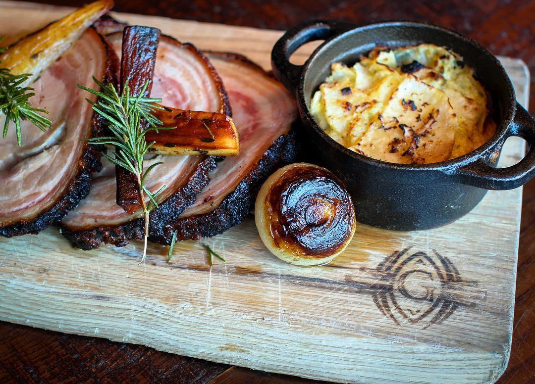 The Gage menu in Chicago, Illinois, USA