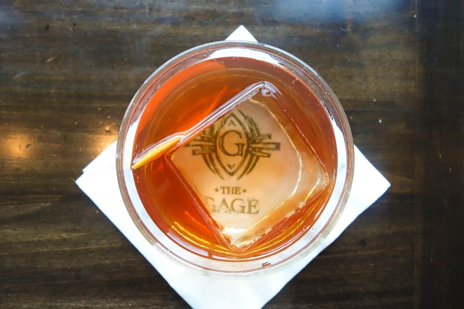 The Gage menu in Chicago, Illinois, USA