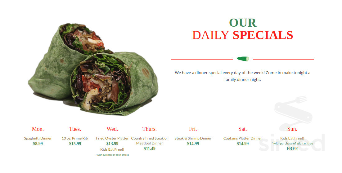 DB Pickles menu in Ormond Beach, Florida, USA