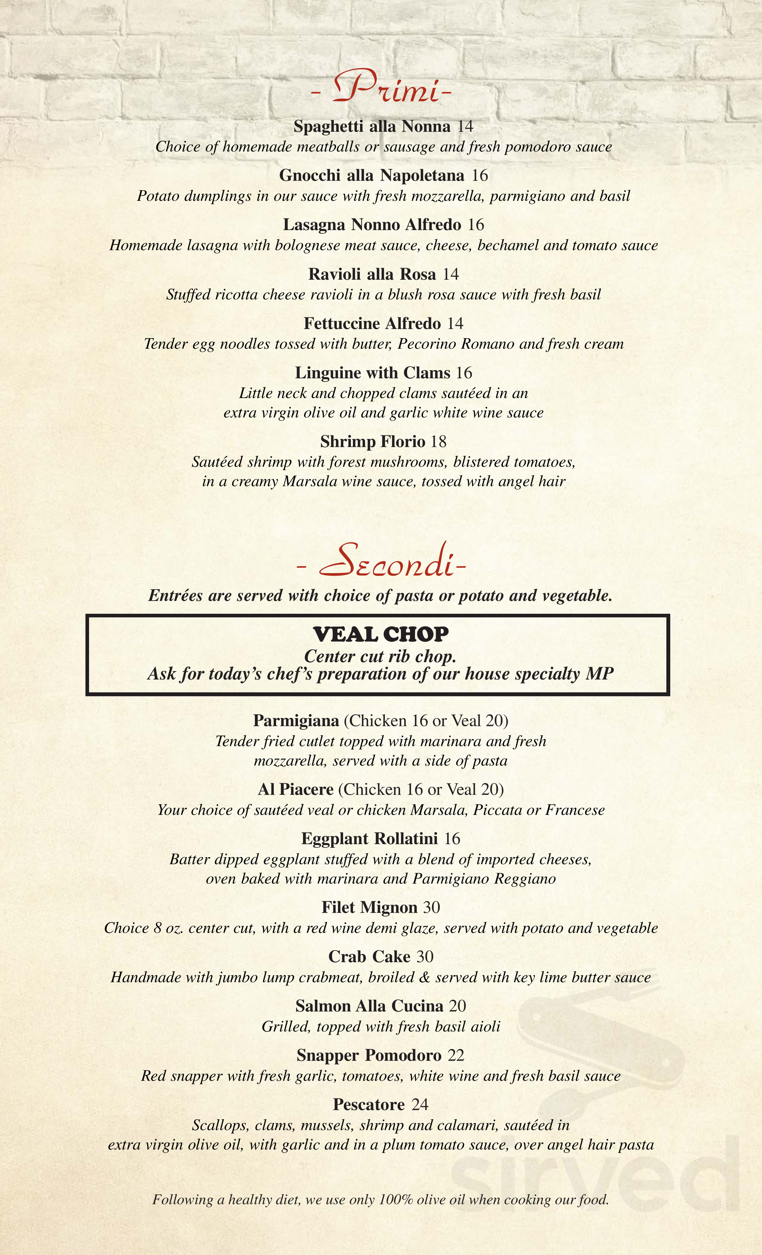 Angelo's Italian Kitchen menu in Ambler, Pennsylvania, USA