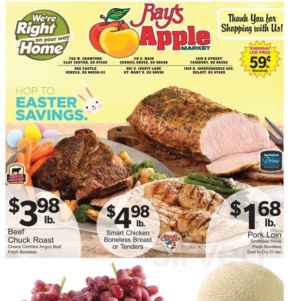 Ray's Apple Market menu in Council Grove, Kansas, USA