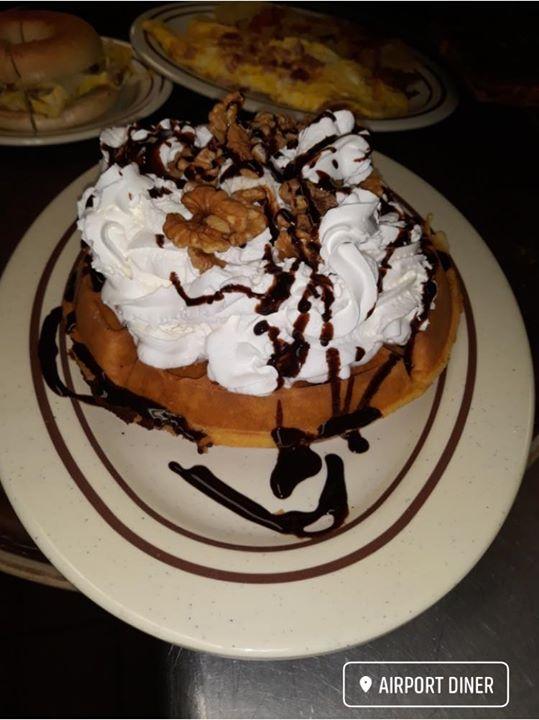 Airport Diner menu in Kutztown, Pennsylvania, USA