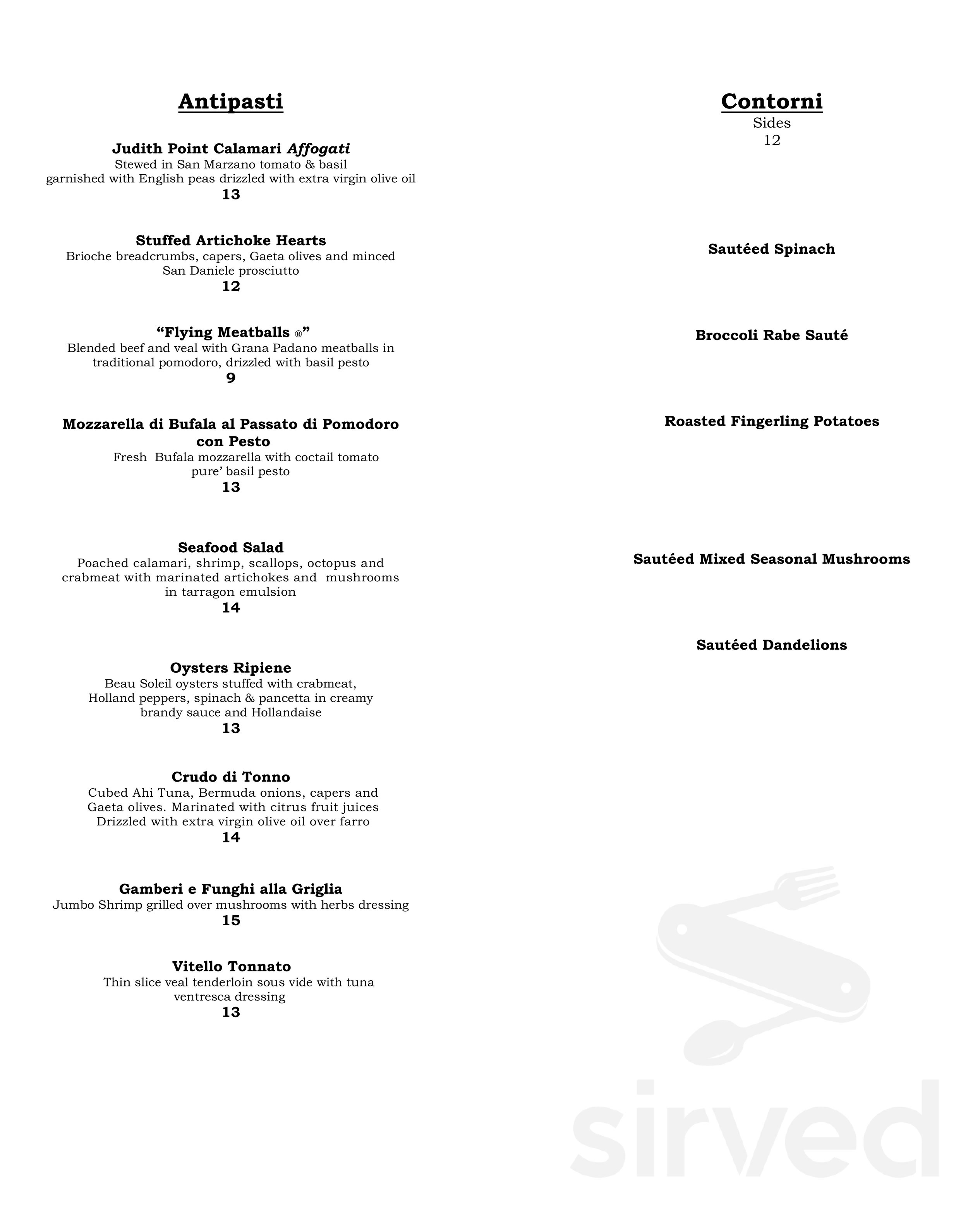 Il Capriccio Ristorante menu in Whippany, New Jersey, USA