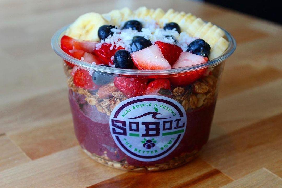 SoBol menu in Hauppauge, New York, USA