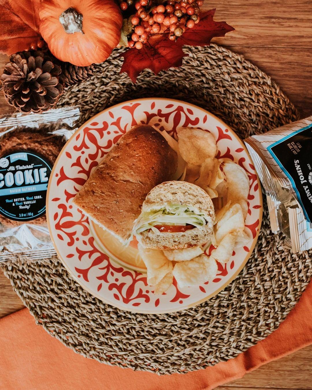 Jimmy John's menu in Louisville, Kentucky, USA