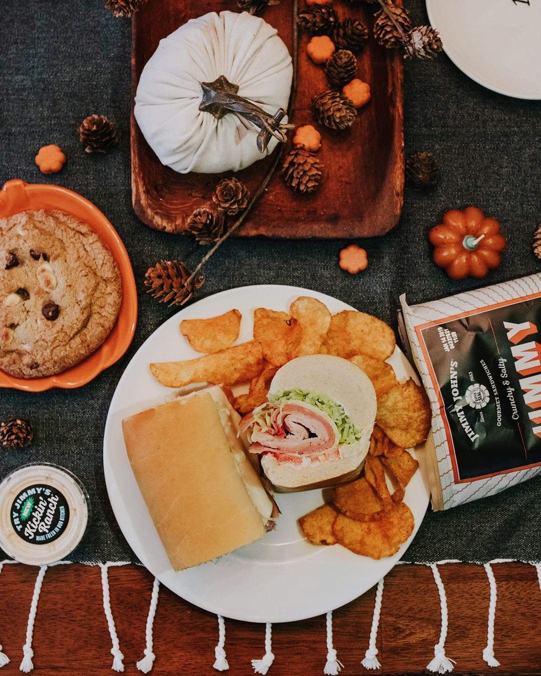 Jimmy John's menu in Chicago, Illinois, USA