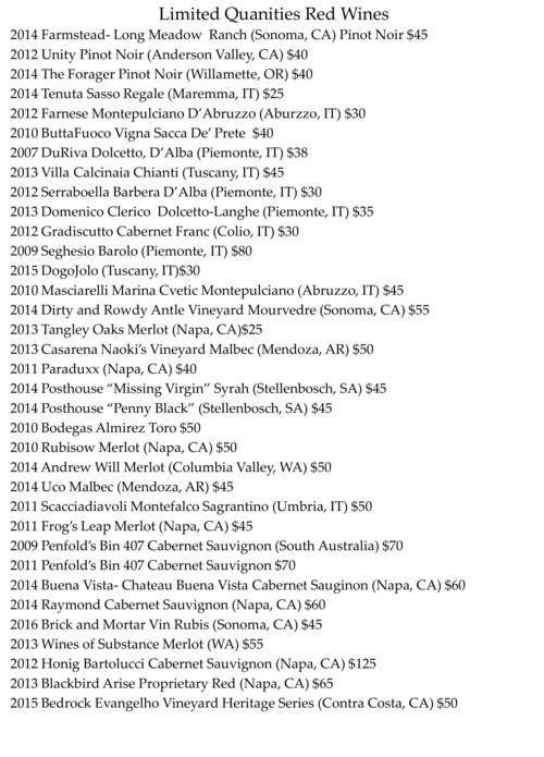 Station Square menu in Youngstown, Ohio, USA