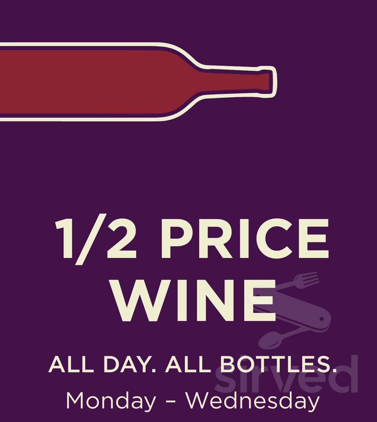 Reds Square One menus in Mississauga, Ontario, Canada