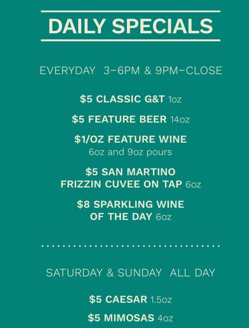 Reds Square One menu in Mississauga, Ontario, Canada