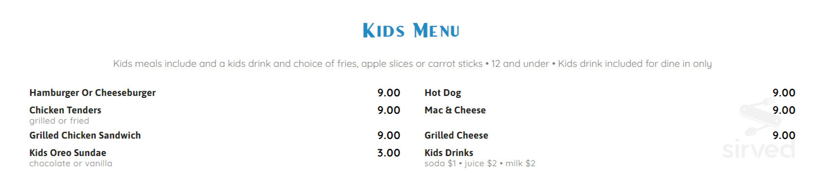 Flipside Burgers & Bar menu in Milford, Connecticut, USA