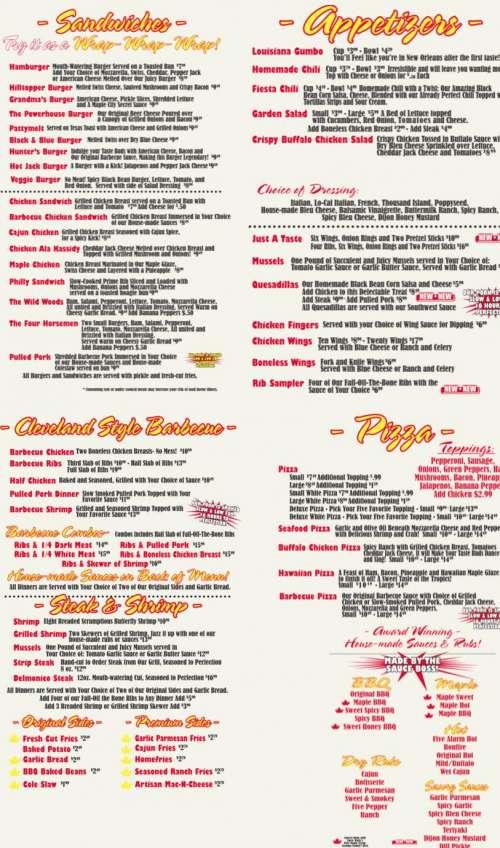 Maple City Taps And Eatery menu in Chardon, Ohio, USA