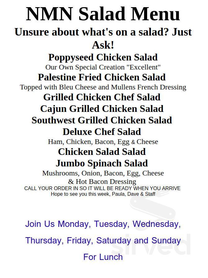 Flora Bar & Grill menu in Flora, Illinois, USA