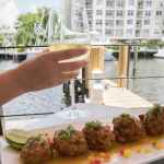 Boatyard menu in Fort Lauderdale, Florida, USA
