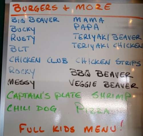 Beaver Lodge Resort & Campground menu in Colville, Washington, USA