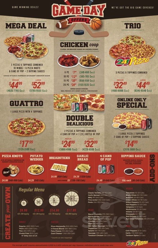 Deer Lake Big Stop menu in Deer Lake, Newfoundland and Labrador, Canada