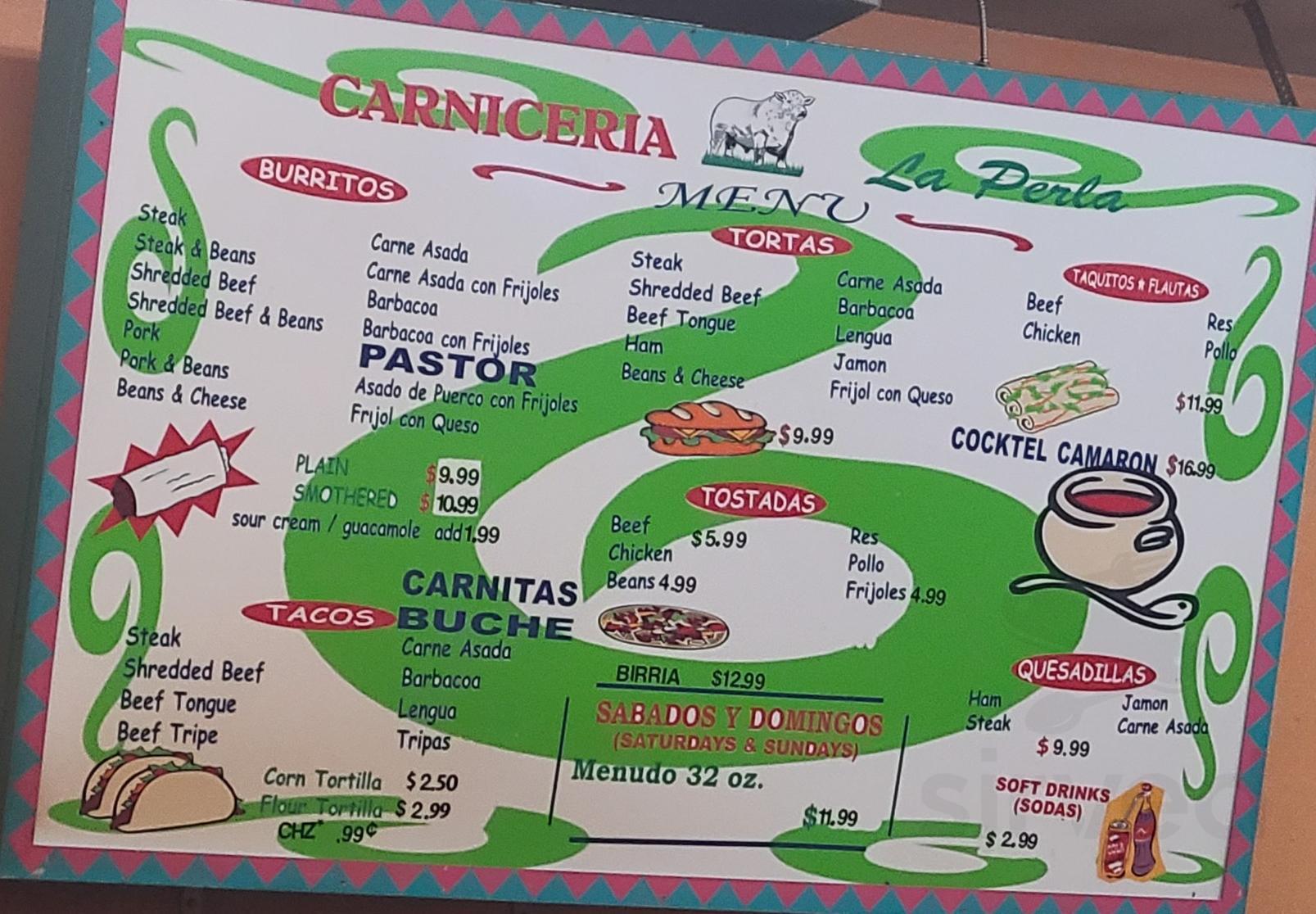 Mercado La Perla menus in Silverthorne, Colorado, United States