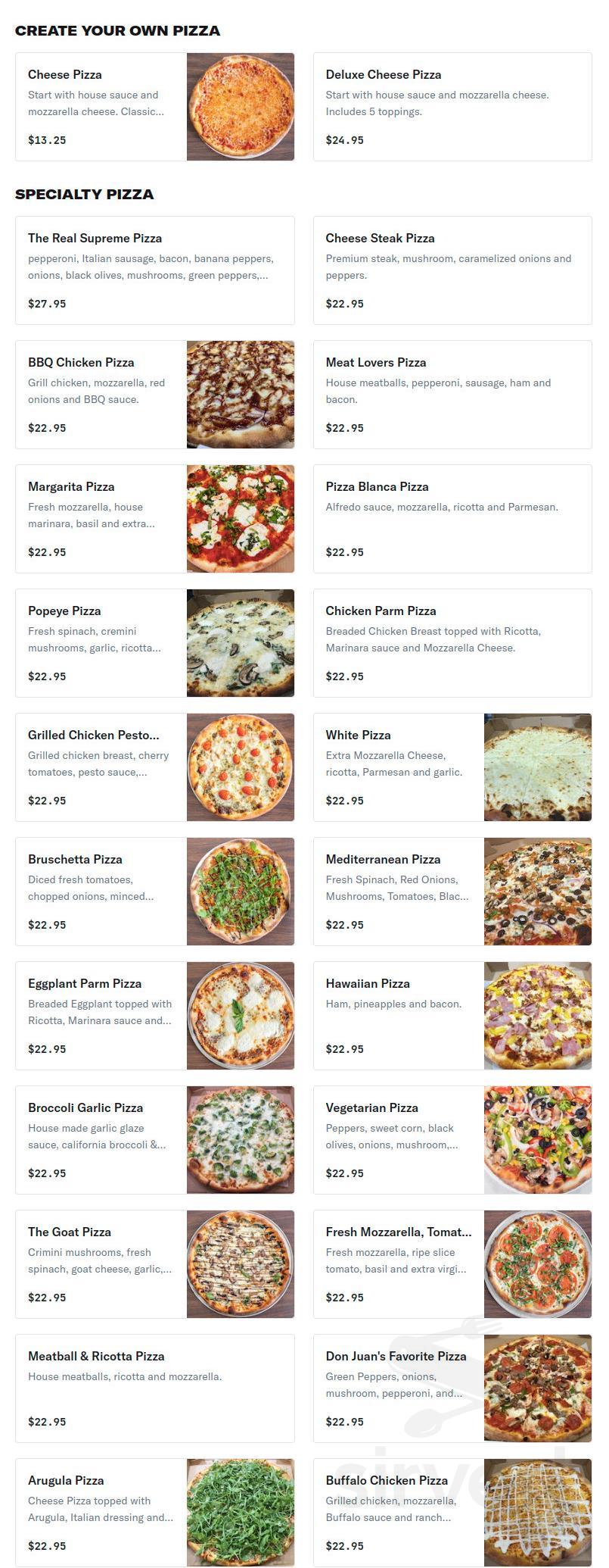 Pizza Ricca - Boca Raton menu in Boca Raton, Florida, USA