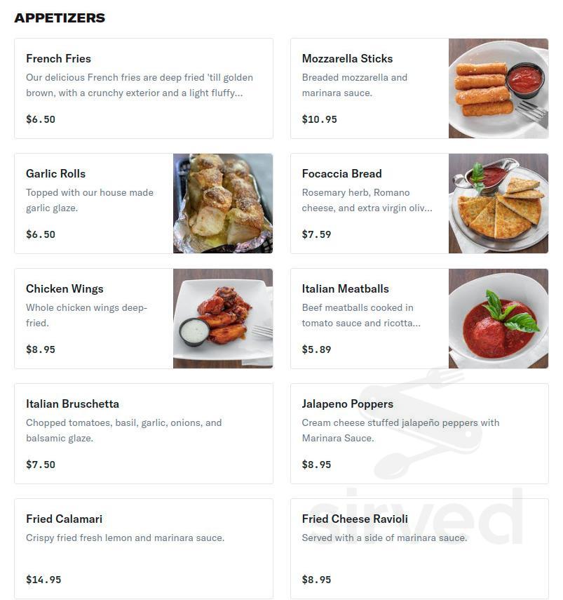 Pizza Ricca - Boca Raton menu in Boca Raton, Florida, USA