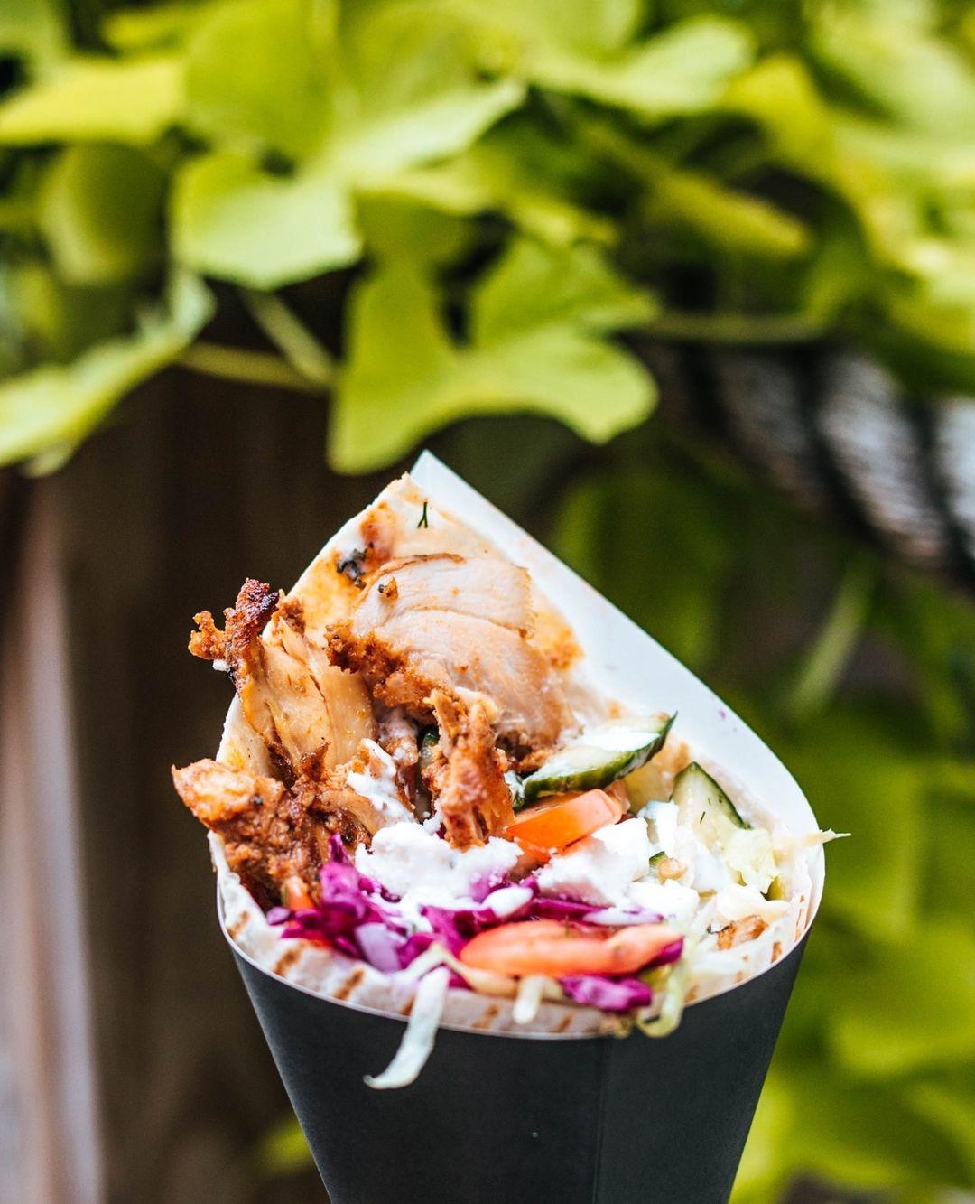 Kotti Berliner Doner Kebab menu in Brooklyn, New York, USA