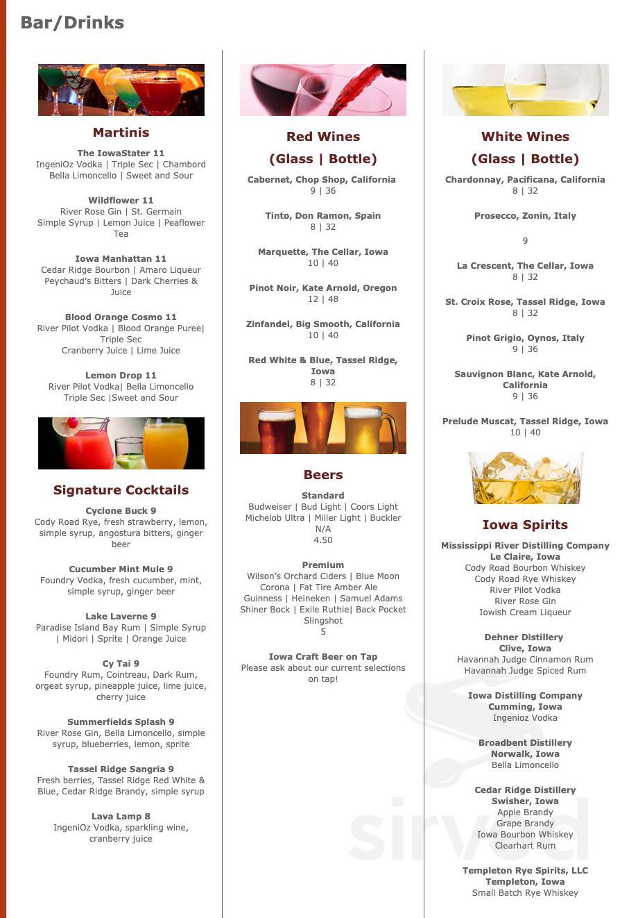 Menu - Ames IA's Gateway Hotel & Conference Center | Sirved