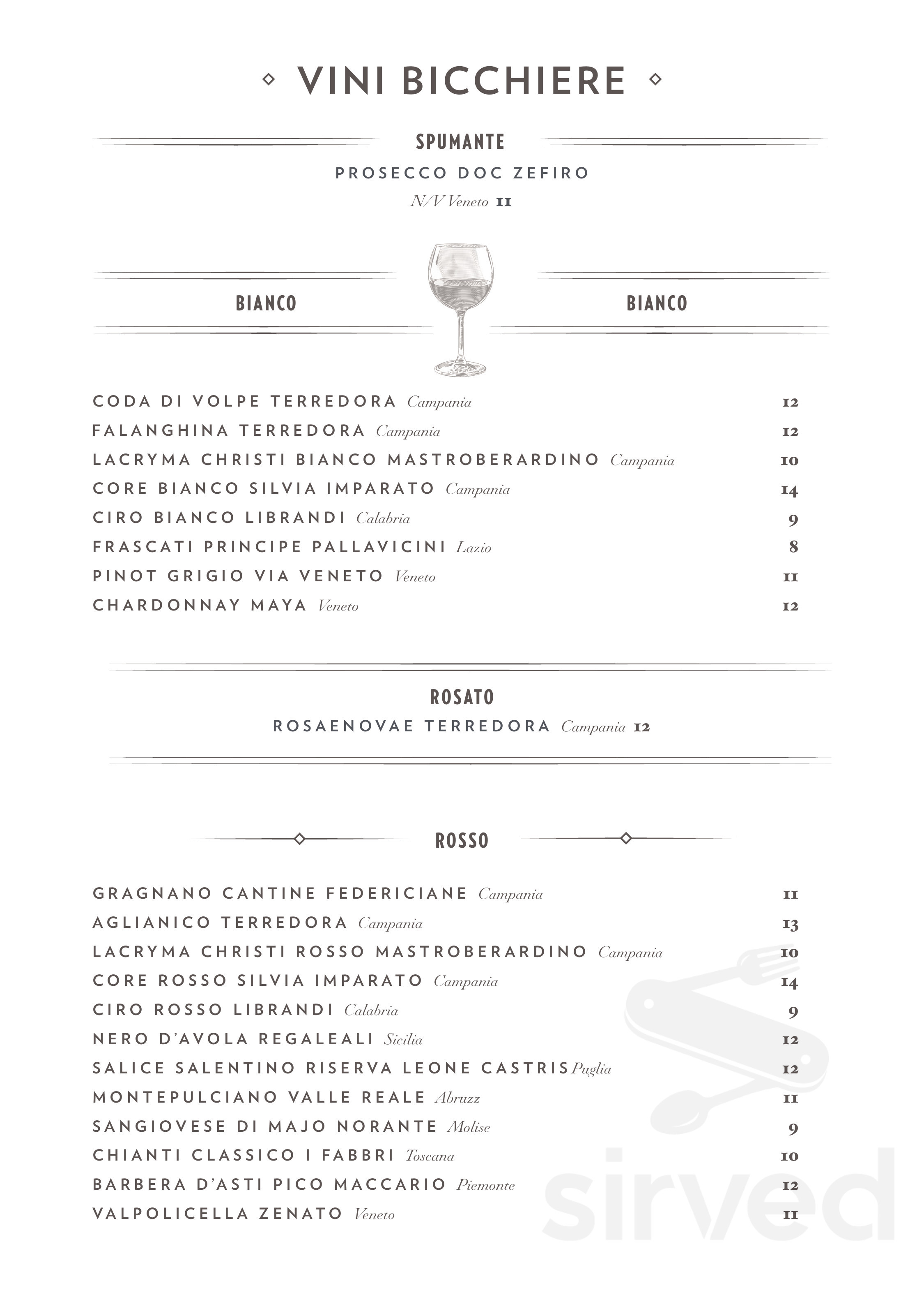 Il Pizzaiolo menu in Mt Lebanon, Pennsylvania, USA