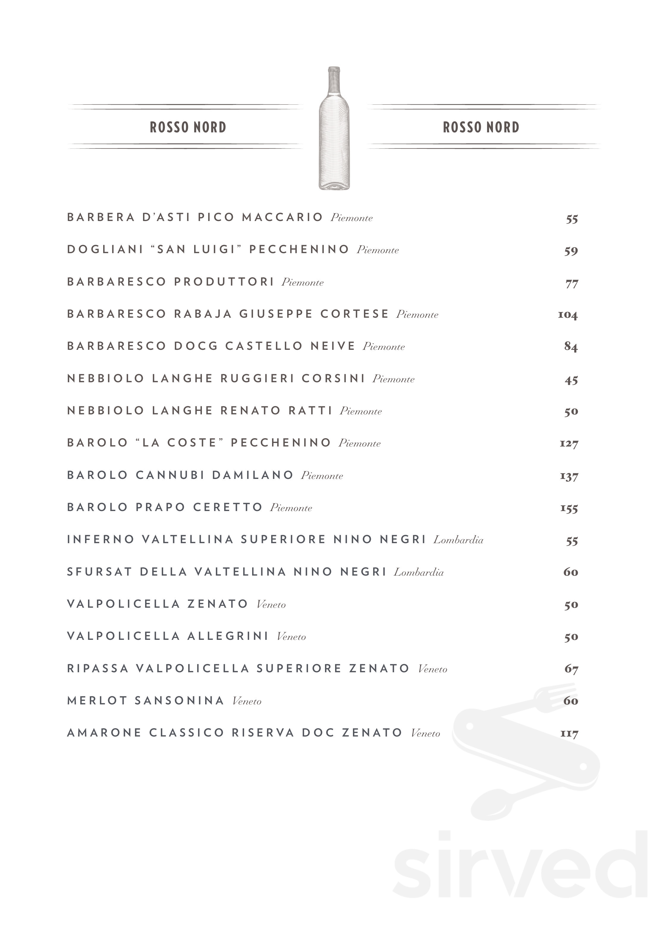 Il Pizzaiolo menu in Mt Lebanon, Pennsylvania, USA