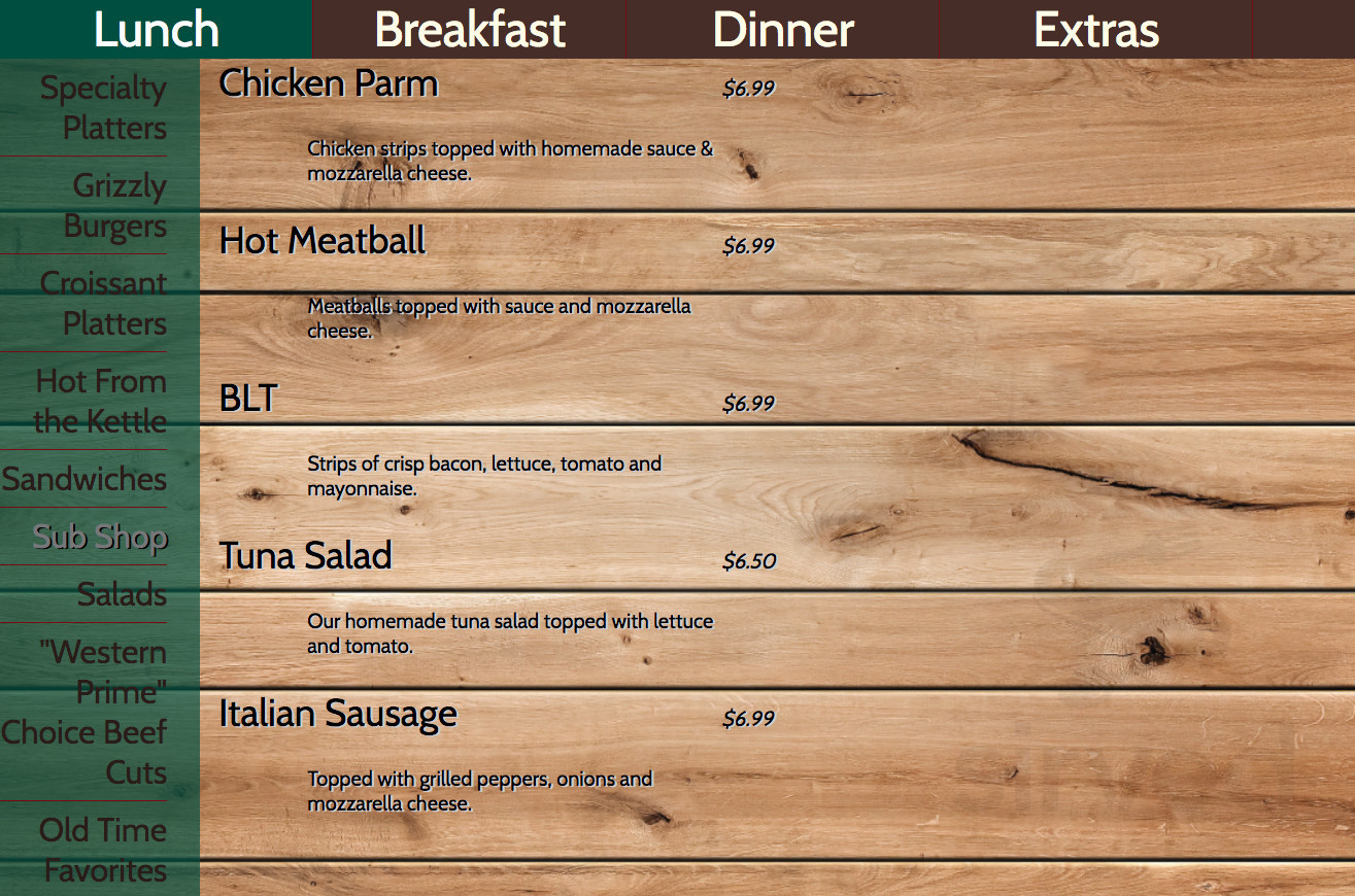 Lorie's Wildridge Restaurant menu in Erie, Pennsylvania, USA