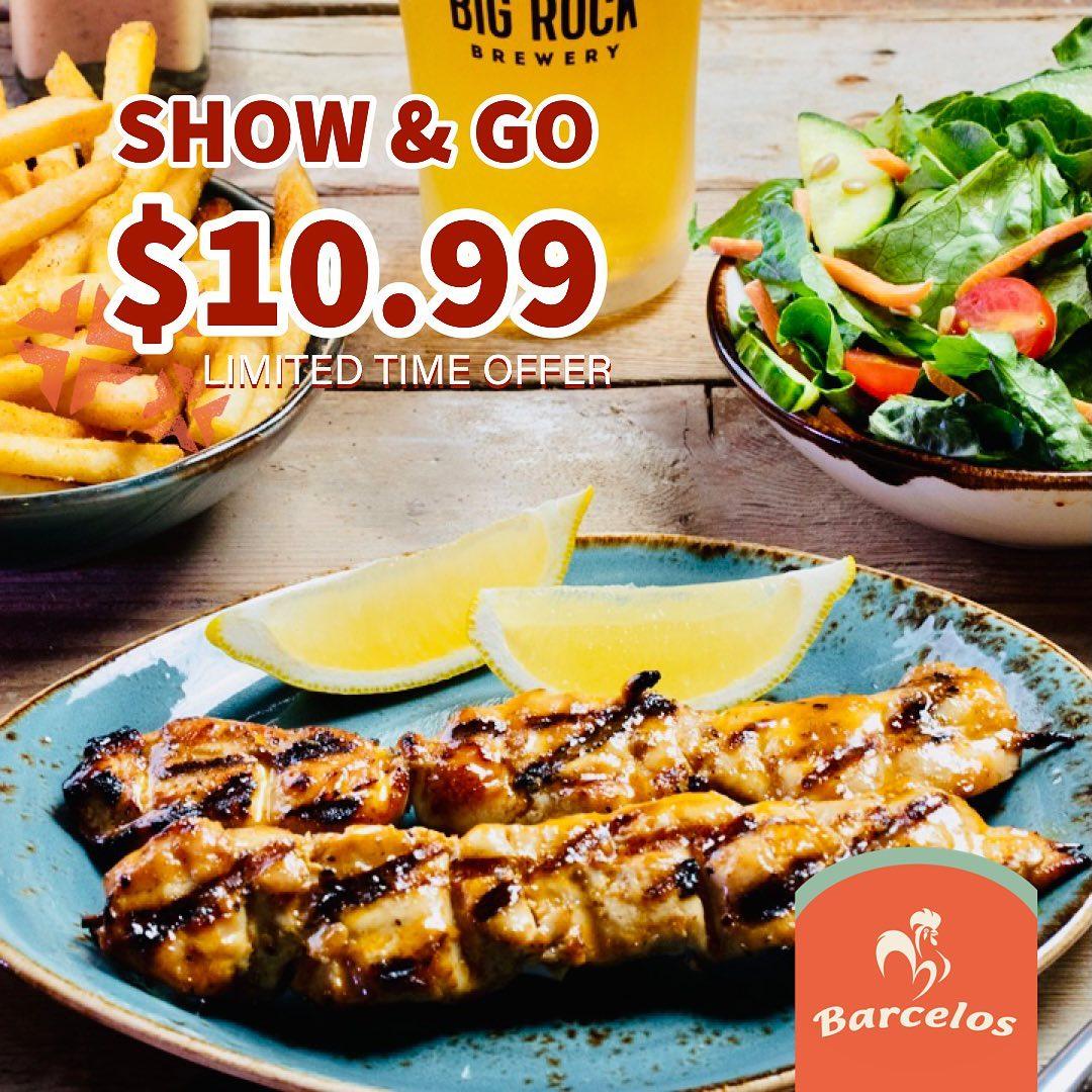 Barcelos Flame Grilled Chicken menu in Burnaby, British Columbia, Canada